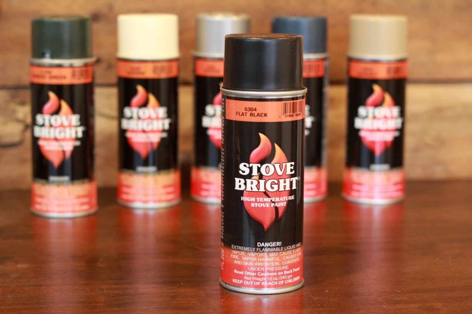 Matt Black Stove Bright High Temperature Paint